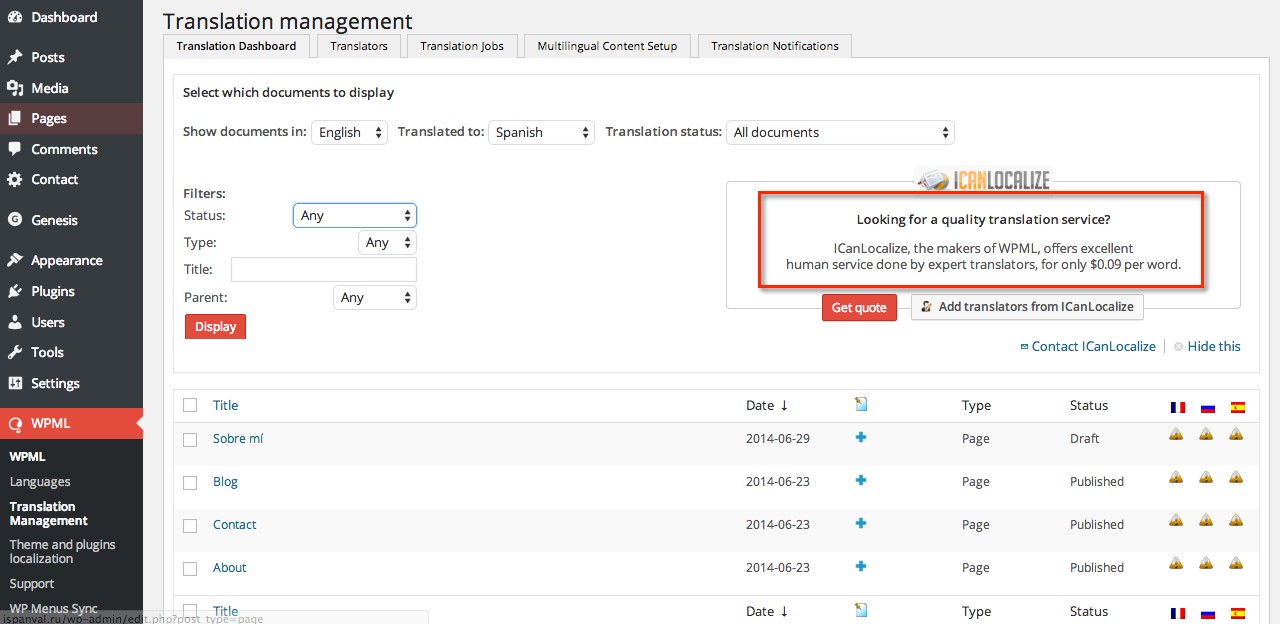 WPML Review – WordPress Multilingual Plugin