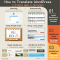 How to translate WordPress: 3 steps and 2 options [Infographic]